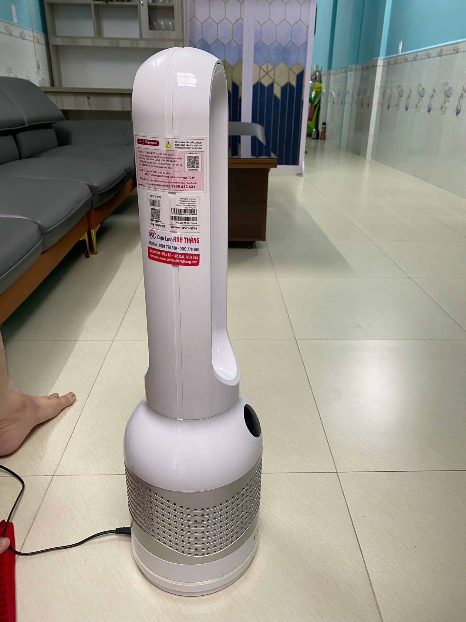Quạt Không Cánh Cần Vệ Sinh Sau Thời Gian Sử Dụng – Ca Kiểm Tra Thực Tế